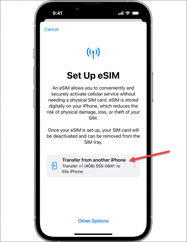 iPhone 14のeSIMの設定とアクティベーションの方法