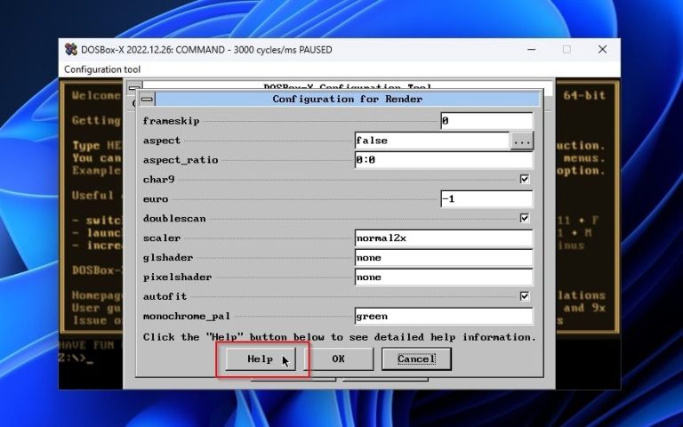 DOSBox-Xで昔のPCゲームをプレイする方法